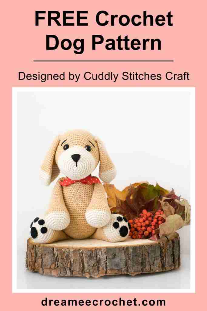 Free Crochet Dog Pattern - Dreamee Crochet