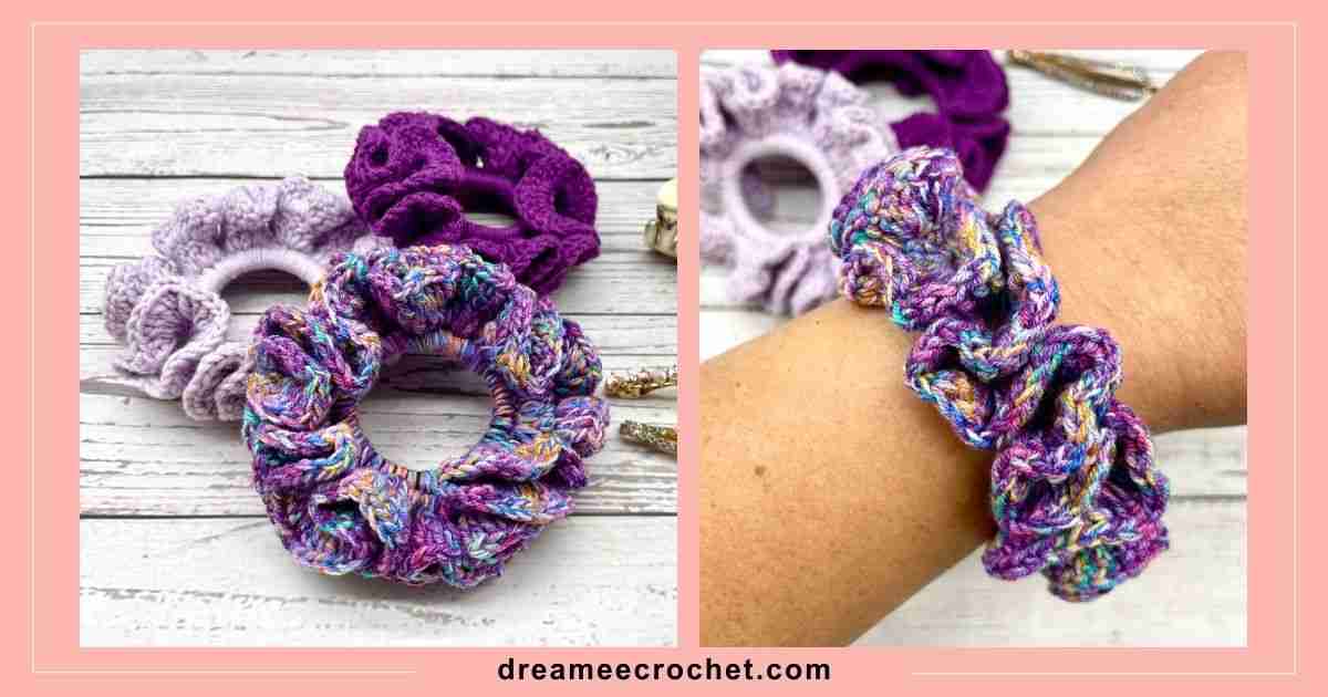 Quick and Easy Crochet Scrunchie: Free Pattern & Video Tutorial ...