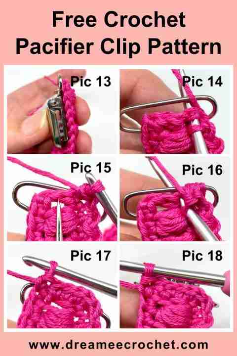 Free Crochet Baby Pacifier Clip Pattern - Dreamee Crochet